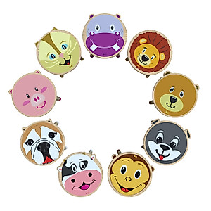 THE OVI FAMILY Kid’s Stool -12 inch Non-Slip Folding Step Stool,Wooden Chair, Lightweight Assembled Four-Legged Sitting Stool- Kitchen,Bathroom, Bedroom, Classroom, Playroom