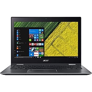 Acer Spin 5, 8th Gen Intel Core i5-8250U, 13.3" Full HD Touch, 8GB DDR4, 256GB SSD, Windows 10 Home, SP513-52N-5621