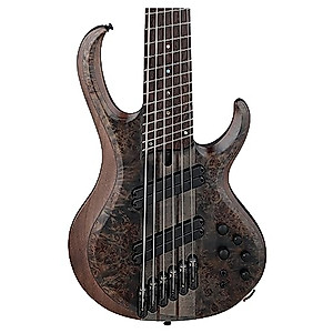 Ibanez BTB806MS 6-string Bass Guitar - Transparent Gray Flat
