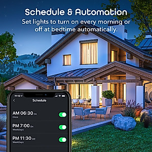 Geeni Prisma Plus BR30 LED Smart Light Bulb, Tunable Hue and Dimmable RGB WiFi Bulb, No Hub Required, Compatible with Alexa and Google Assistant (4 Pack)