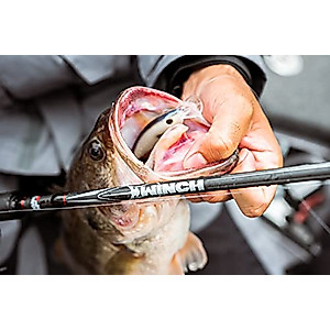 Abu Garcia Winch Casting Fishing Rod, Black, 7'2" - Medium Light - 1pc