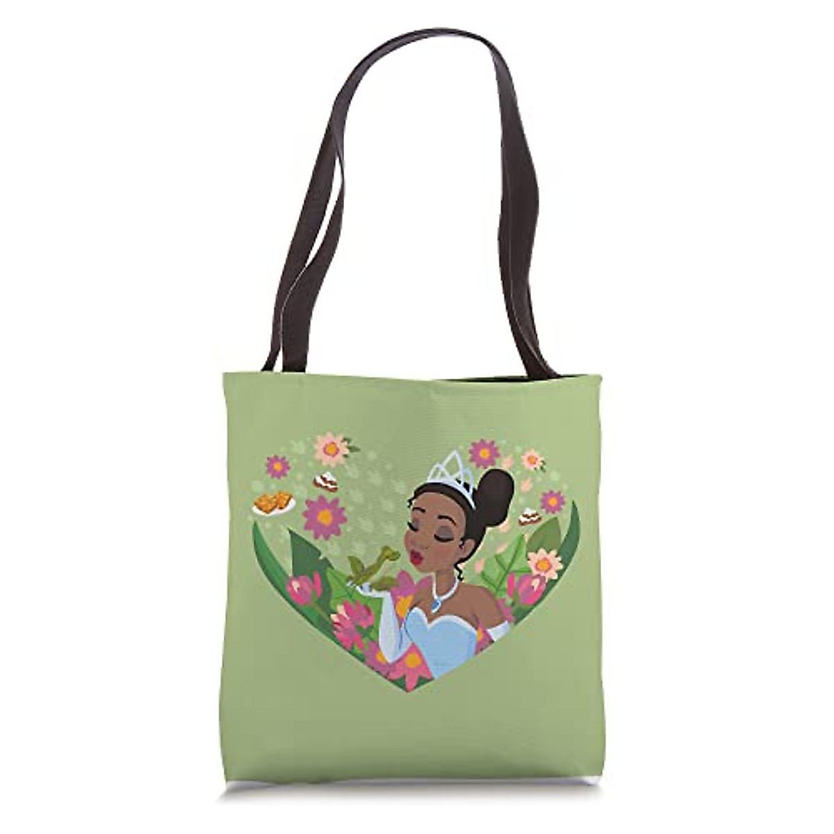 Disney Princess Tiana Kiss Heart Tote Bag