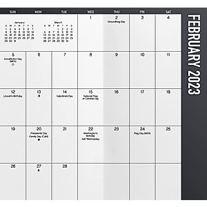 2023-2024 Classic Black Pocket Planner