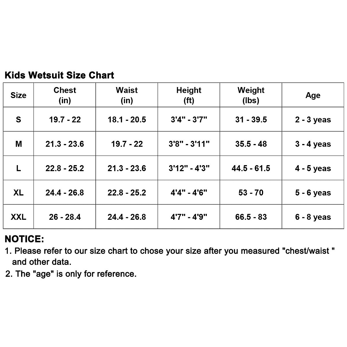 Kids Wetsuit Full Suits Shorty Suits Girls 2.5mm Neoprene Swimsuit UV Protection Keep Warm Short Sleeve Wetsuits for Swimming Diving Scuba XL Size