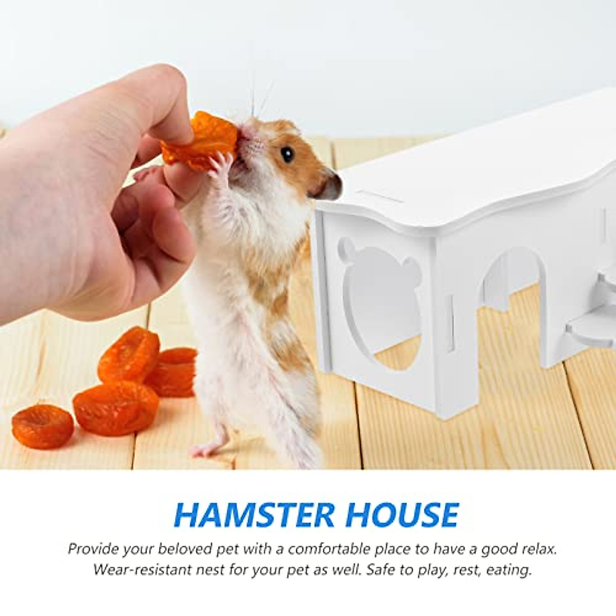 POPETPOP Plastic Hamster Hideout Rat Ladder House Guinea Pig House Guinea Pig Rest House Bird Toys
