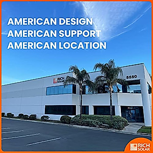 RICH SOLAR 20 Watts 12 Volts Monocrystalline Solar Panel for DC 12V Battery Charging and Any Other Off Grid Applications