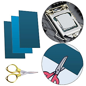 ＫＬＫＣＭＳ Silicone Thermal Pad 0.3mm/0.5mm/1.0mm Thermal Conductivity for Laptop Sink CPU GPU SSD Cooler Cooling Resistant High Temperature Resistant