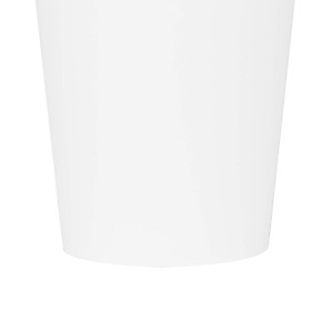 Karat 12oz Premium White Paper Hot Coffee Cups Diameter 3.54", Disposable, Leak-Resistant Double Poly-Lined, Ideal for Restaurants - Pack of 1000