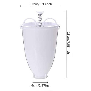 Plastic Doughnut Donut Maker Machine Mold DIY Tool Kitchen Pastry Making Bake Ware Stainless Steel White