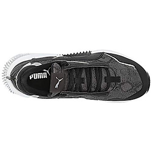 PUMA womens Provoke Xt Cross Trainer, Puma Black-metallic Silver, 7 US