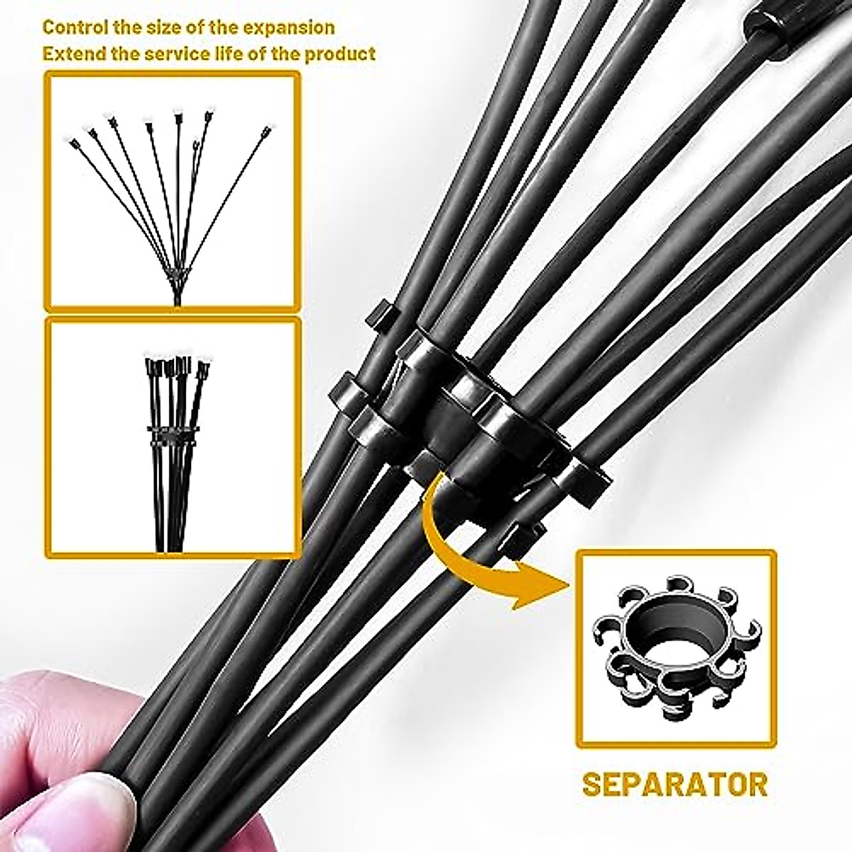 Siuholi Solar Lights-Firefly Lights, New Upgraded 4 Pieces Together Feature 32 LEDs Solar Starburst Swaying Waterproof Lights in Each Pack, Great for Lighting，Warm White（4pack） (Siuholi-1)