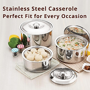 Stainless Steel Casserole, HotPot, chapati Box/chapati Container/hot case (1000)