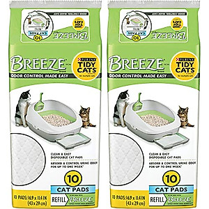 Tidy Cat Breeze Pads, 10 Count Mulit Packs (Pack of 2)