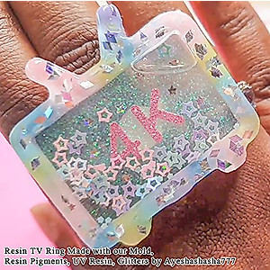 Iridescent Glitters, Holographic Sequins, Laser Flakes, Foil Chips, Beads, Mirror Chrome Pigment Powders, Resin Jewelry Making Kit Art Craft Supplies Pack of 22-Box 264 Designs