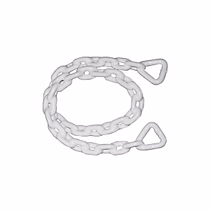 SeaSense Vinyl Coated Anchor Chain (0.25- Inch x 4-Feet), White