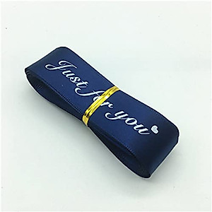 10/25mm*5Yards Letter Printed Polyester Satin Ribbon for Wedding Decor DIY Handmade Bow Craft Valentine's Day Gifts Wrapping