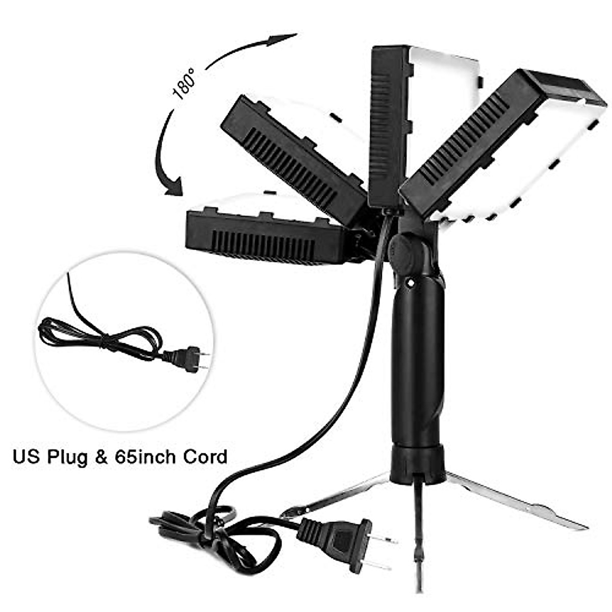 EMART 60 LED Portable Photography Lighting Kit for Studio & Video