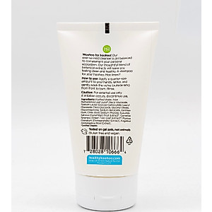 Healthy Hoohoo Gentle Feminine Wash for Women, pH Balanced Vulva Cleanser for Sensitive Skin, Plant Based Natural Hygiene, Unscented Vaginal Soap, Paraben and Glycerin Free (4 fl oz)