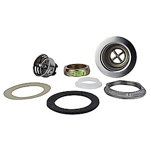 Keeney 878PC Stainless Steel Junior Duo Bar Sink Strainer with Basket, Fits 2-Inch or 2-1/2-Inch Openings, Polished Chrome