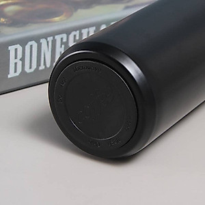 Coffe Cup Thermos for Hot Drinks stainless steel hot and cold white thermos that fits in cup holder 13.5oz/400ml (White)