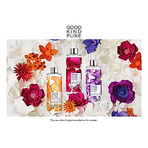 Good Kind Pure Vanilla Ginger Body Mist Spray - Energizing, Gourmand Fragrance - A blend of Casablanca Lily & Warm Vanilla - Clean, Vegan, & Long-Lasting Formula - 8.4 Fl Oz