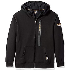 Ariat Male Rebar Workman Full Zip Hoodie Black X-Large
