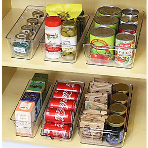 SimpleHouseware Refrigerator Storage Organizer, Assorted Set of 6