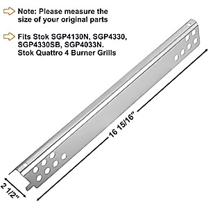 CoyzHaivn Grill Replacement Parts Kit for Charbroil Performance 475 4 Burner 463376519 463342119 463332718 463347017 463376017 463377319 463673017 Heat Plate Tent Shield Crossover Tube