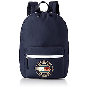 Tommy Hilfiger Men's Signature Crest Backpack, Navy Blazer, One Size