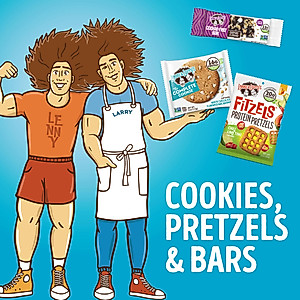 Lenny & Larry's Cookie-fied BIG BAR – Cookies and Creme Vegan Protein Bars 12x90g – Healthy Snacks, 24g Plant Protein & 10g Prebiotic Fiber – Gluten free Power Bar, Keto Friendly & Vegan