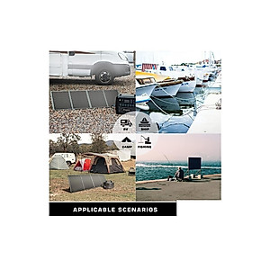 110W Portable Solar Panel for Portable Power Station & Foldable Solar Panels Cell Solar Charger Power Equipment for Outdoor Camping Fishing RV Outdoor