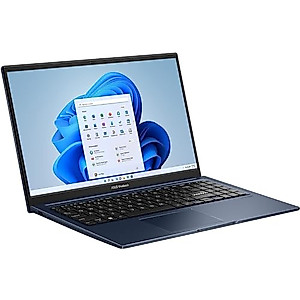 asus Vivobook 15.6/ FHD Laptop, 6-core Intel Core i3-1215U(up to 4.4GHz), 16GB RAM, 1TB PCIE SSD, HDMI, Webcam, USB-A&C, Windows 11+ GM Accessory, Quiet Blue