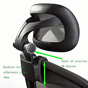 New Headrest for Herman Miller Classic and Remastered Aeron Office Chair Black Headrest Only - Chair Not Included