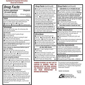 HealthA2Z® Fluticasone Propionate Nasal Spray| 50 mcg per Spray | 24 Hour Allergy Relief | 72 Sprays | 0.38 fl oz (11.1mL) | Relief from Nasal Congestion | Runny Nose | Sneezing