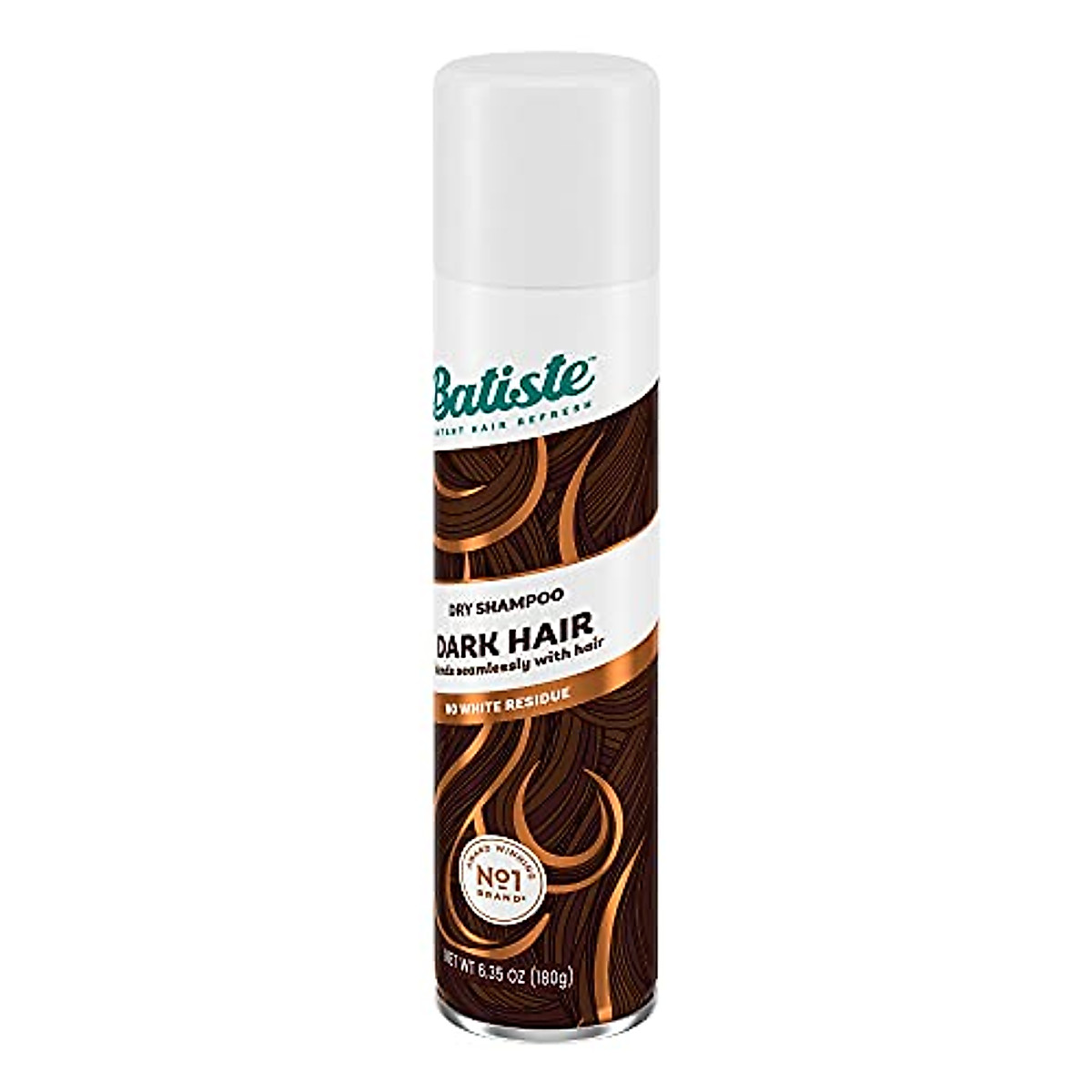Batiste Dry Shampoo for Dark Hair, Refresh Hair and Absorb Oil Between Washes, Waterless Shampoo for Added Hair Texture and Body, 6.35 OZ Dry Shampoo Bottle