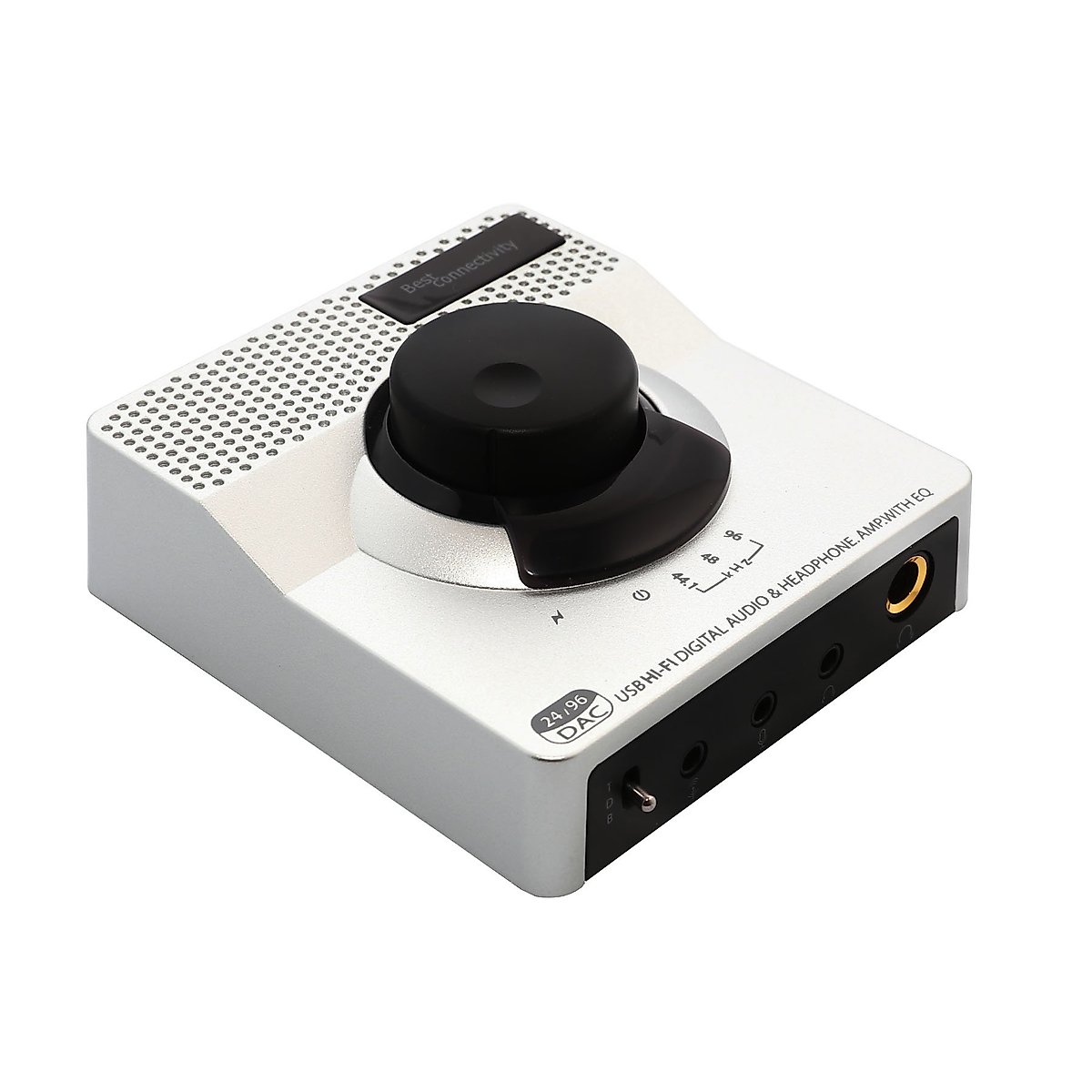 Syba USB 24 Bit 96 KHz DAC Digital to Analog Headphone Amplifier 2 Stage EQ Digital/Coaxial Output and RCA Output (SD-DAC63118)