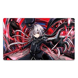 Ygomat Sky Striker Ace - Roze Trading Card Game OCG Playmat Free Best Tube/Bag (SSA212) (C_No Playzones + Bag)
