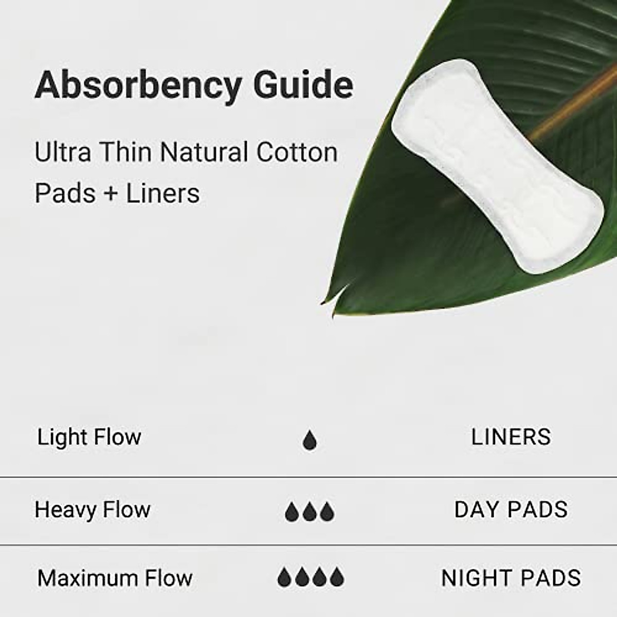 Veeda Ultra Thin Super Absorbent Night Pads Are Always Chlorine, Dye and Fragrance Free, Natural Cotton Sanitary Napkins,3 Packs of 12 Count Each