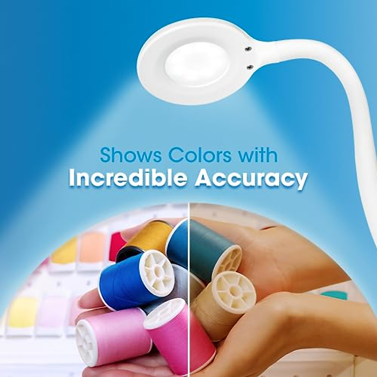 OttLite Soft Touch Flex Led Lamp, White