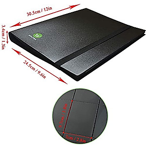 WINTRA Quality 9-Pocket Trading Card Album Folders , 360 Side Loading Pocket Card Binder for Trading Card (Black)