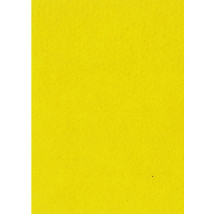 Yellow - Wool Felt Oversized Sheet - 20% Wool Blend - 1 12x18 inch Sheet