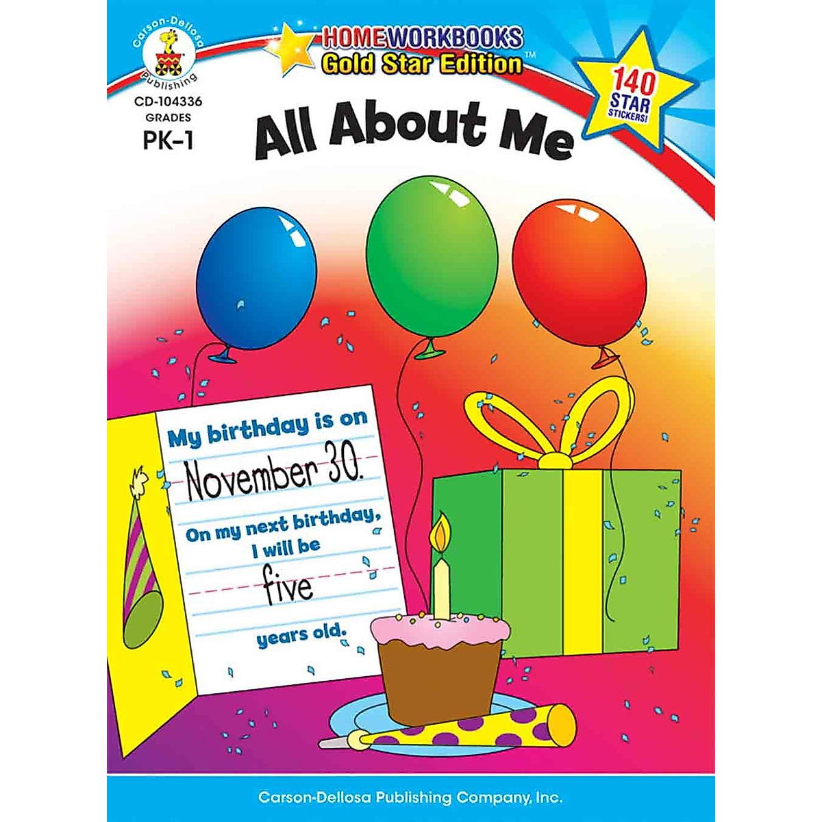 All About Me, Grades PK - 1 (Home Workbooks)