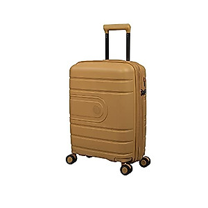 it luggage Eco Tough 26" Hardside Checked 8 Wheel Expandable Spinner, Honey Gold
