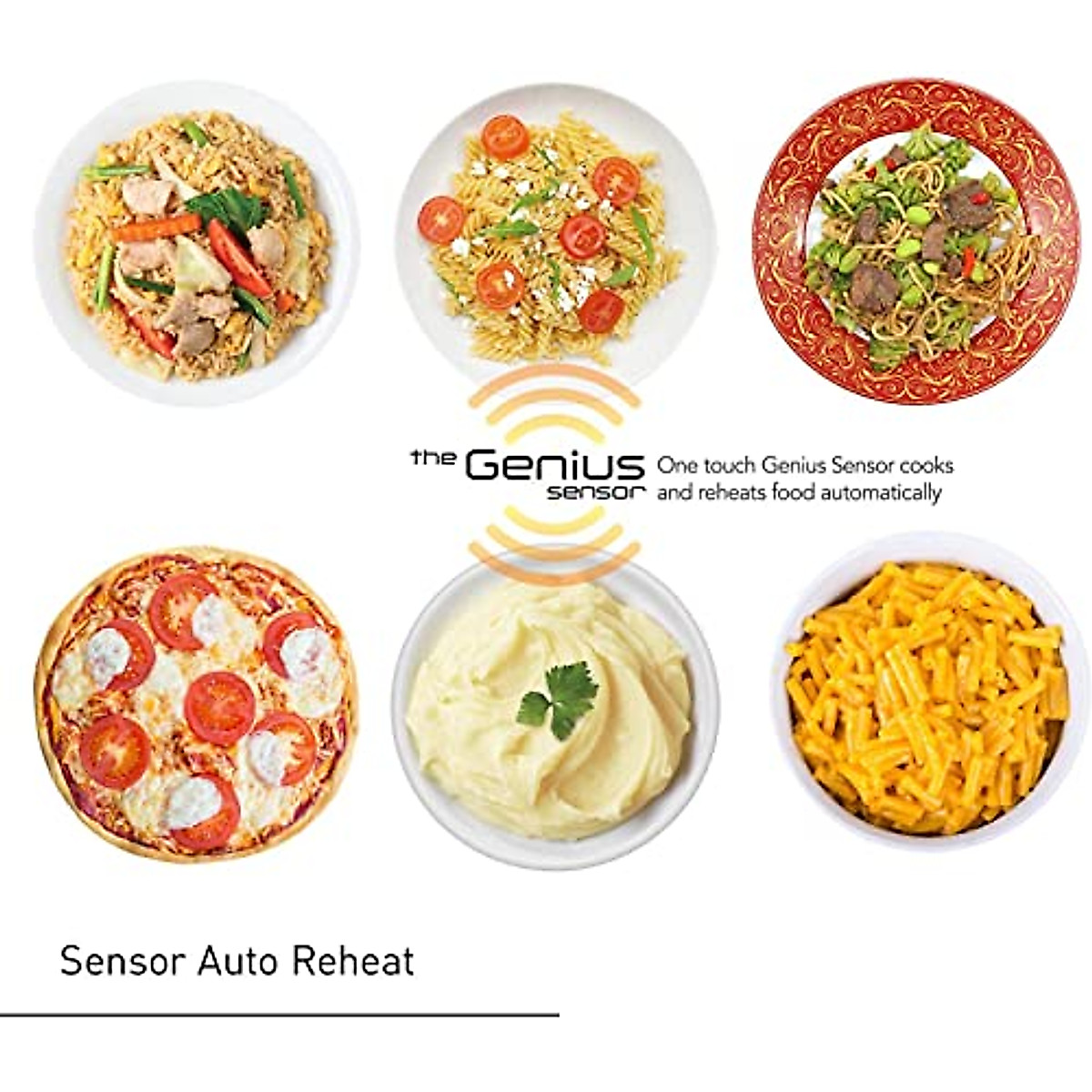 Panasonic NN-SN75LB 1.6 cu.ft Cyclonic Inverter Countertop Microwave Oven 1250Watt Power with Genius Sensor Cooking, cft, Black