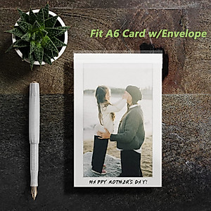 Golden State Art, 100 Pack Clear Bags for Mats, Pictures, Acid-Free, 4-3/4" x 6-1/2"