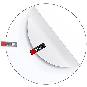 Enoin 1pack 7 Inch Round Clear Acrylic/Plexiglass Sheet Disc Circle Plastic Sheet 0.24" 1/4 Inch 6.0mm Thick, Plastic Sheet Transparent Board Panel for Glass, DIY Project, Paintings, Art Craft