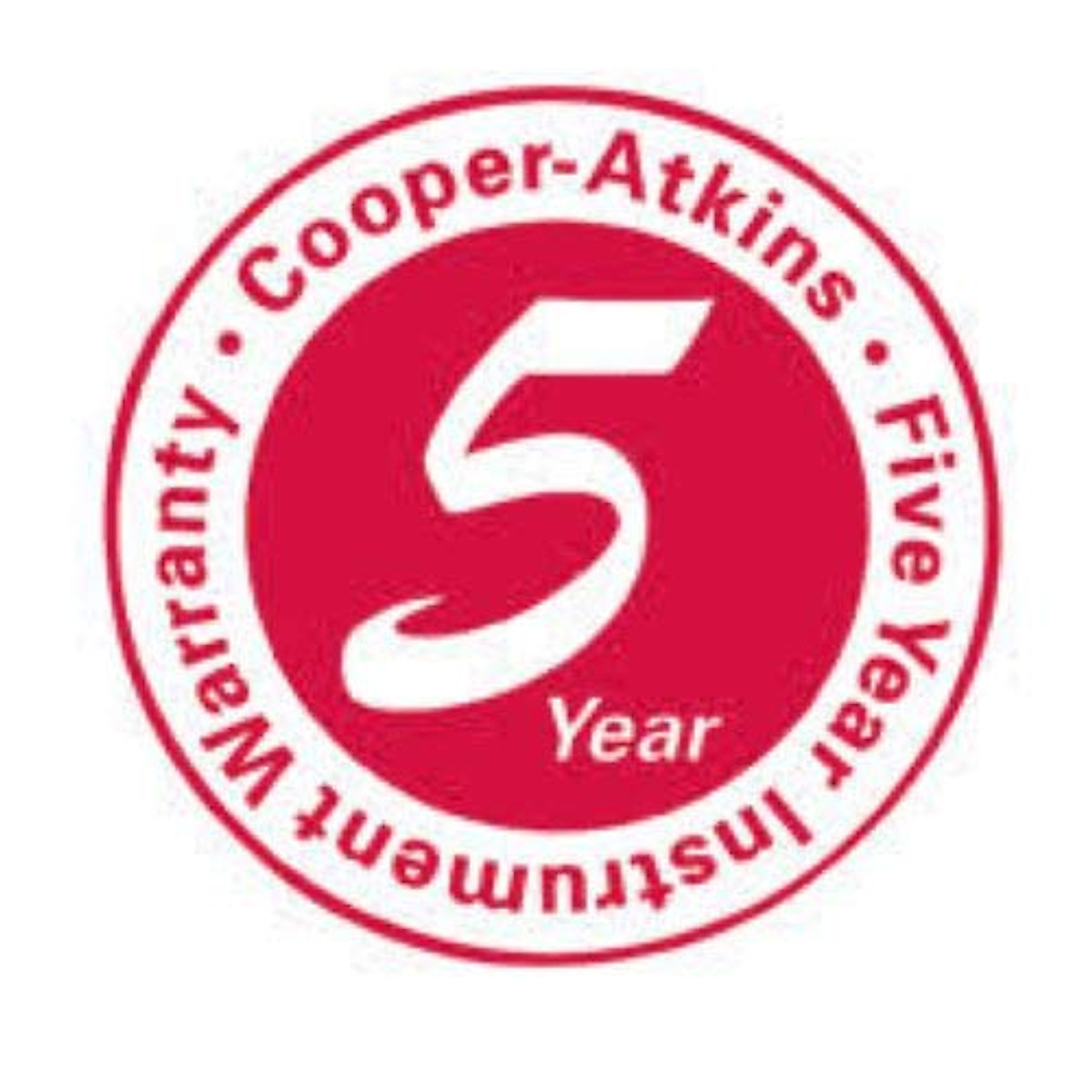 Cooper-Atkins SH66A-E Thermistor Thermometer with LCD Display, Red, -40°F to 300°F Temperature Range