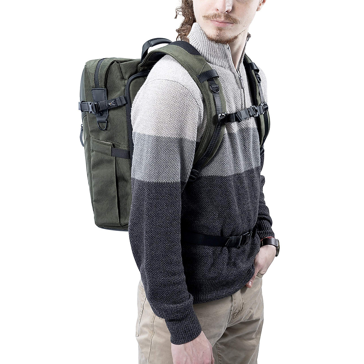 VANGUARD Camera Bag Shoulder 41, Green, Rucksack