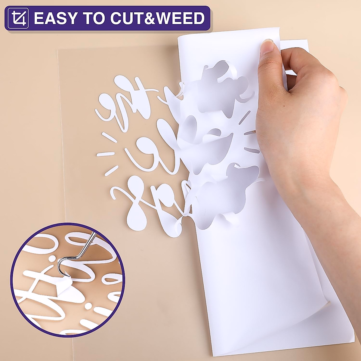 CAREGY 2Rolls 12" x 20ft HTV Vinyl Rolls Black and White Set Heat Transfer Vinyl for T-Shirts Iron on Vinyl Easy to Cut Weed for DIY Heat Vinyl (12" x 20ft Each Roll)