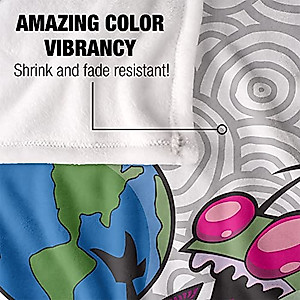 Invader Zim Blanket, 50"x60" Invader Zim and Gir Silky Touch Super Soft Throw Blanket
